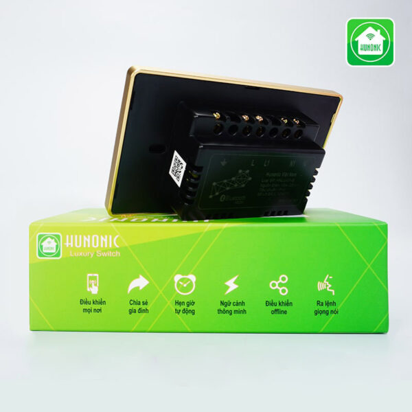 Hunonic Luxury Công Suất Lớn Cho Máy Bơm, Bình Nóng Lạnh Màu Đen - Hòa ...